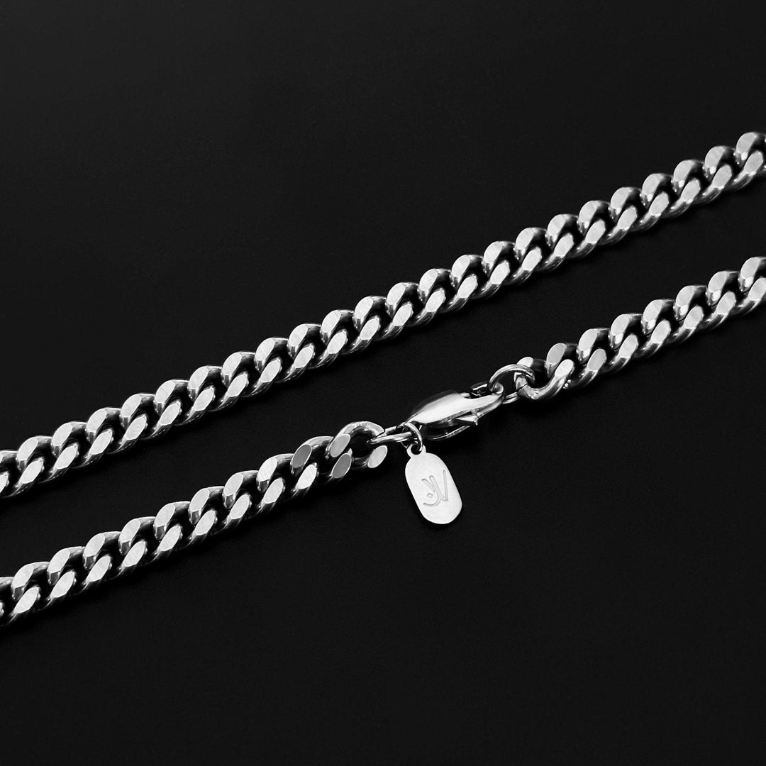 Cuban Chain Silver Men (6mm) - Streetwear Jewelry
